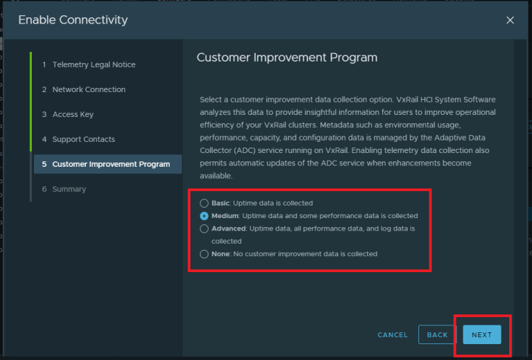 Enable Dell Secure Connect Gateway Connectivity for a VxRail cluster ...